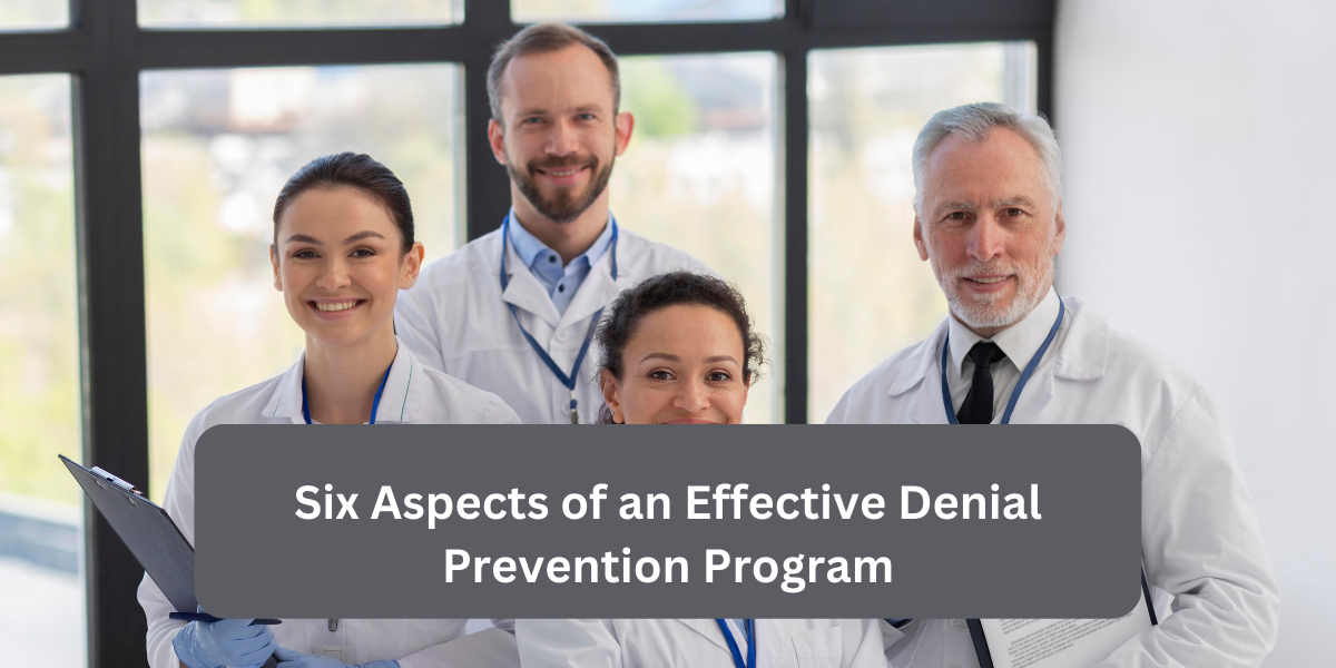 Six Aspects Of An Effective Denial Prevention Program I Conic Solutions